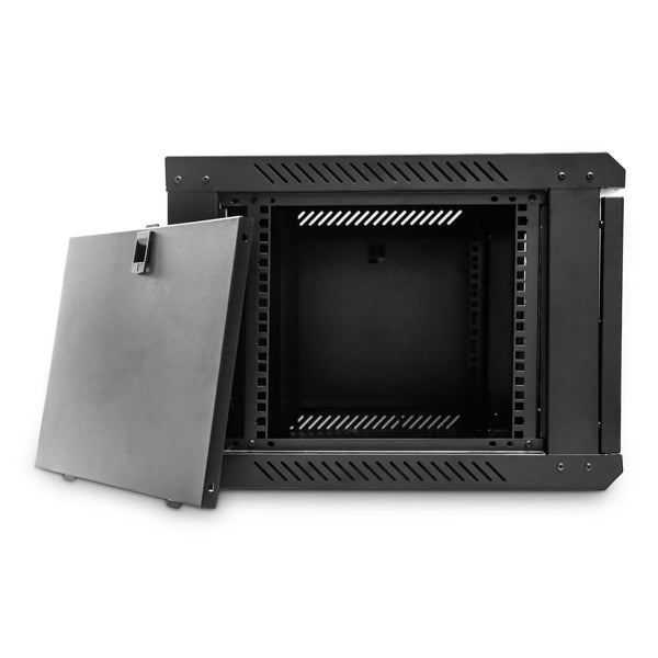 9U 19" 500MM Deep Black Network Wall Mounted Data Cabinet Patch Panel ...